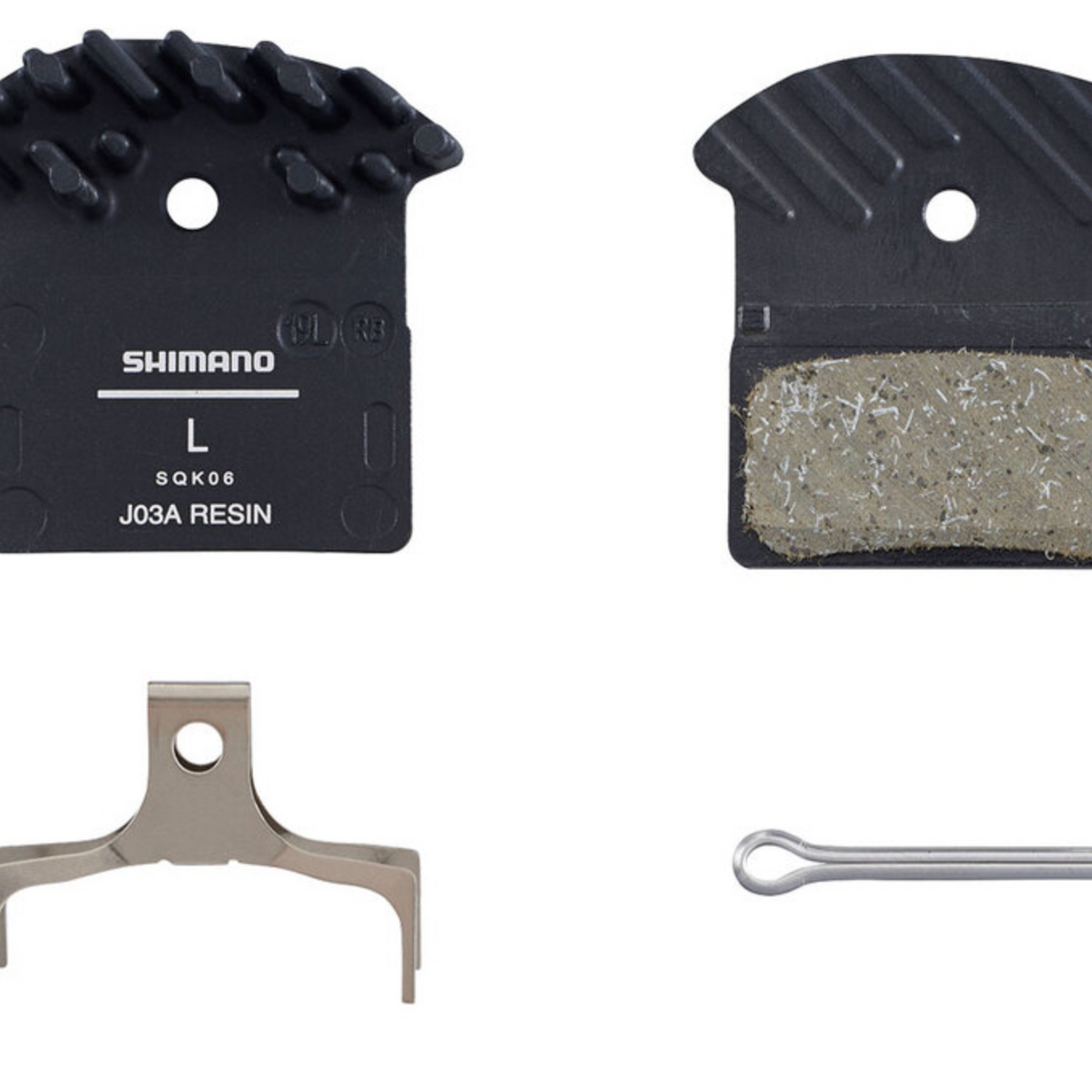 Shimano Disc Brake Pads - BP-J05-RF Resin w/ Fin – The Gear Attic